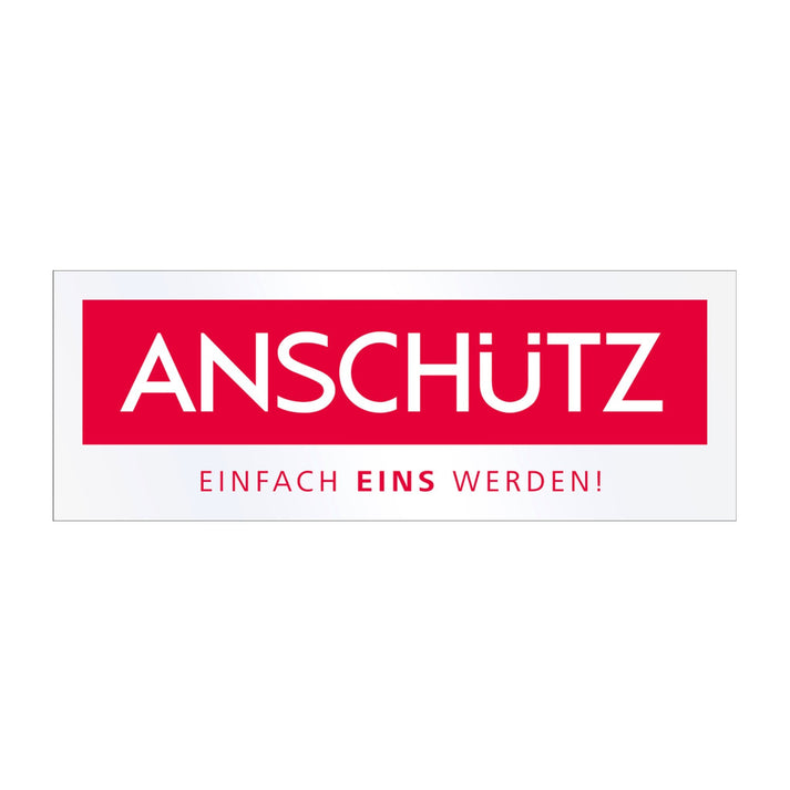 Anschutz Sticker with Red Logo – Target Rifle South Australia Inc.
