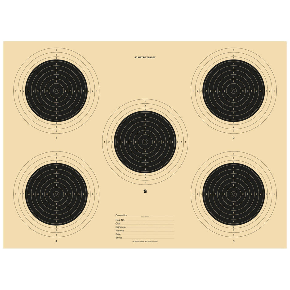 Targets – Target Rifle South Australia Inc.