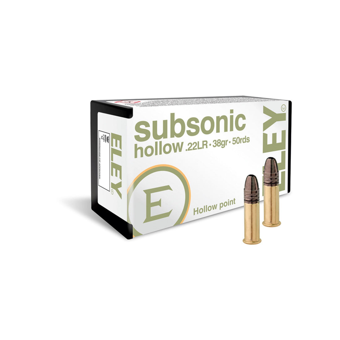 ELEY Subsonic Hollow Point .22LR (50) – Target Rifle South Australia Inc.